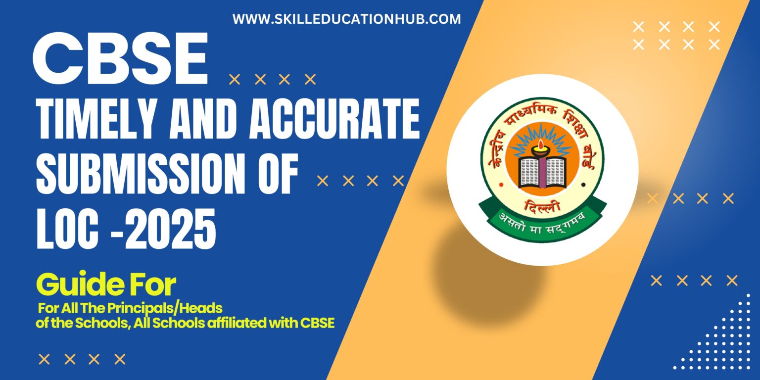 CBSE Timely and Accurate Submission of LOC -2025 – Skilleducationhub